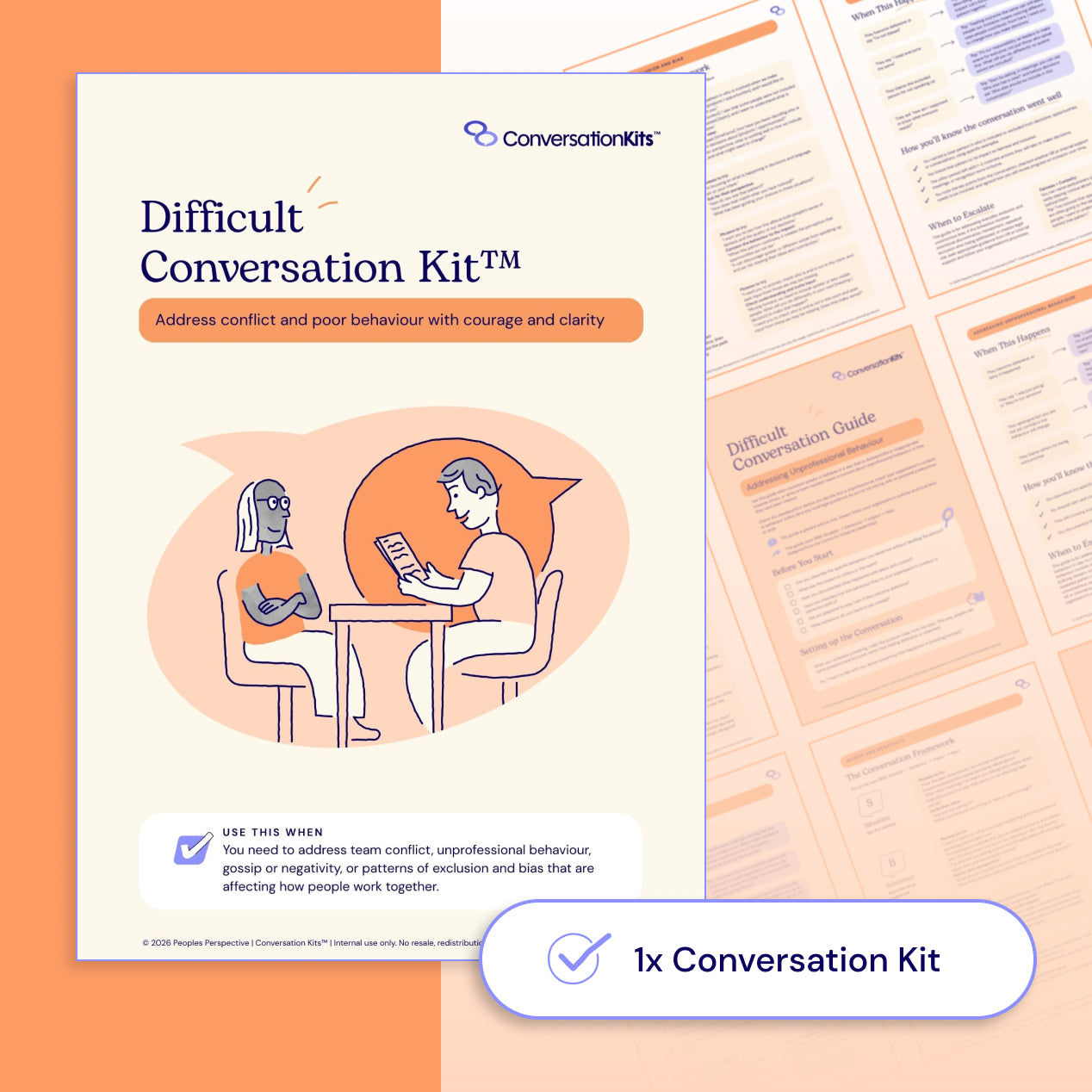 Difficult Conversation Kit | By Conversation Kits